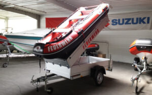 Rettungsboot RTB 1 DIN 14961:2013-04 mit Gabelheck - FNW - Feuerwehrservice