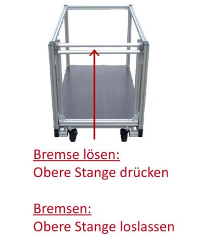 Tot-Mann-Bremse 3 -Stronghold- für Rollcontainer - FNW - Feuerwehrservice